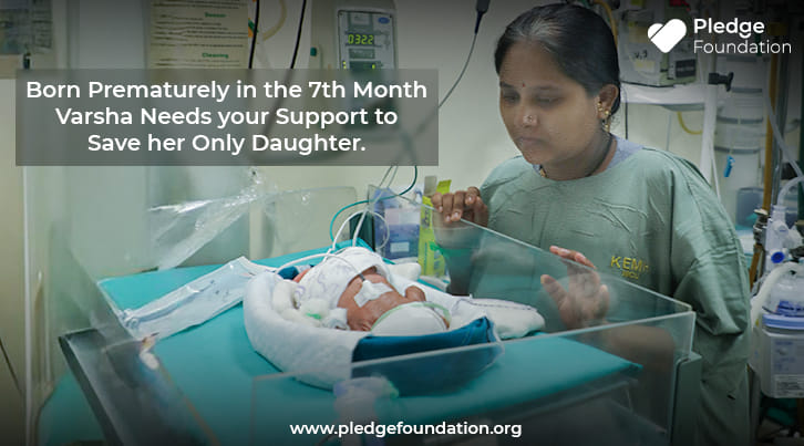 22-Days-Old and Born Prematurely, Weighs only 700 gms | Baby of Varsha ...