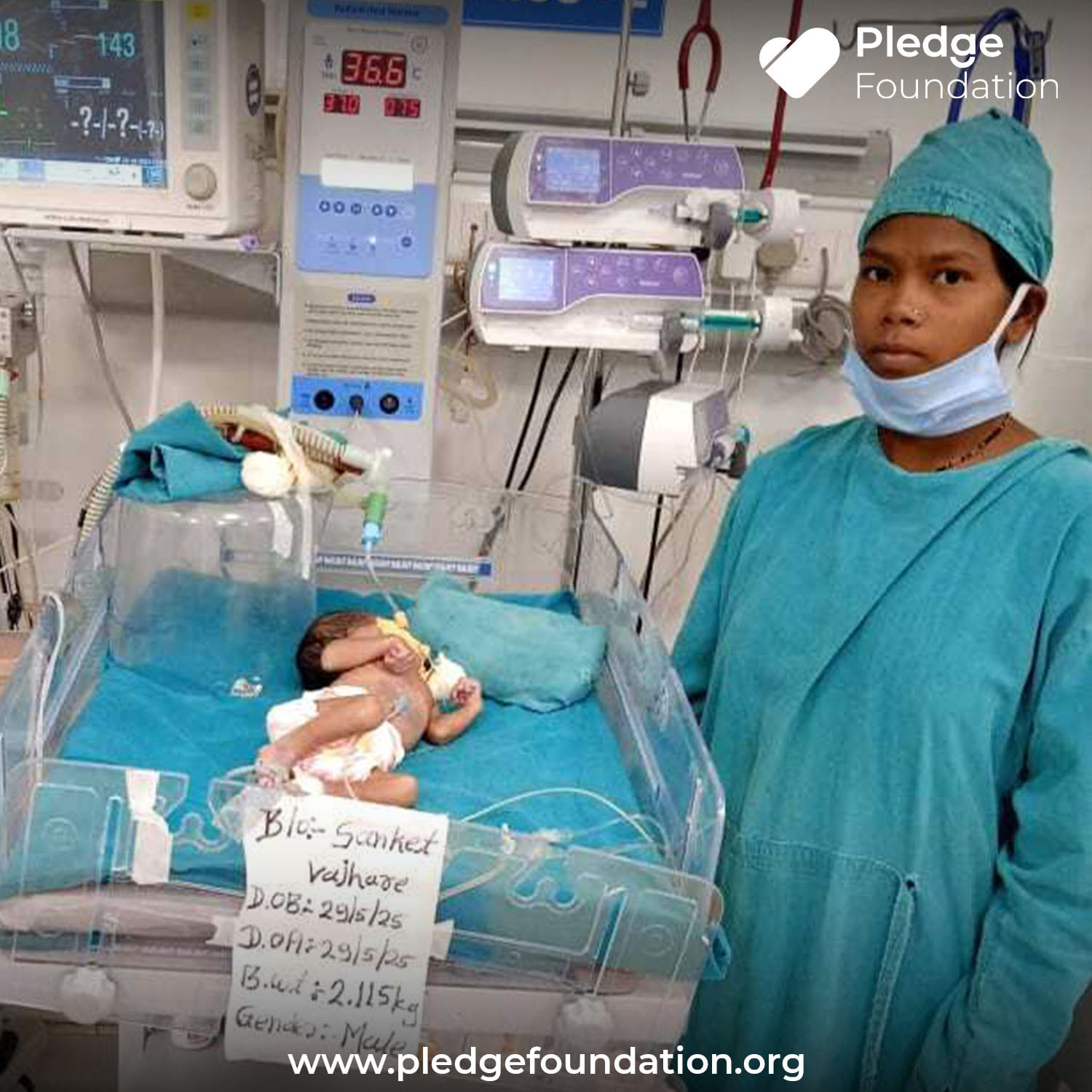 Help Anita Save her 1.5-Months-Old Premature Baby | Donate Now
