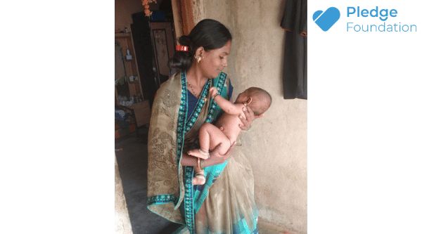 4 months old Pushpraj suffers from Anus Deformation. Donate Now